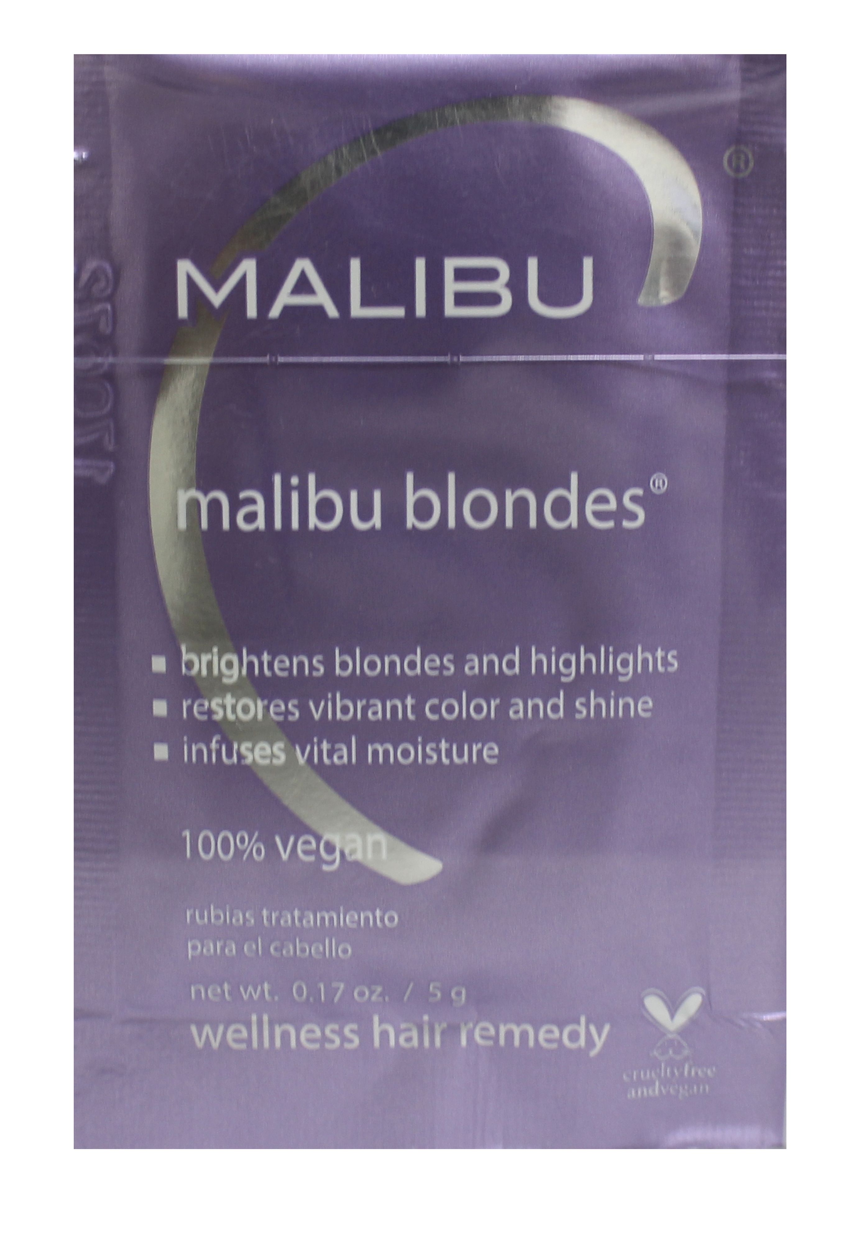 Malibu C Malibu Blondes Wellness Hair Remedy 12 Packets - Walmart.com