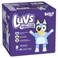 Luvs Platinum Protection Bluey Edition, Disposable Baby Diapers Size 8 ...