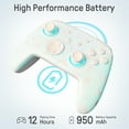 [Luminous Pattern] Switch Pro Controller Wireless Compatible with Nintendo Switch/OLED/Lite ...