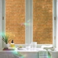Abstract Orange Pixels Window Privacy Film, Modern Minimalist Geometric ...