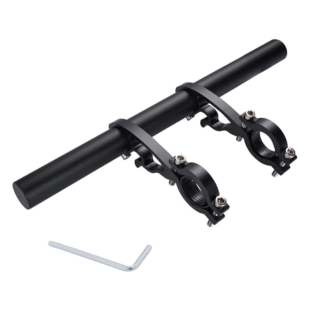 TureClos Bicycle Handlebar Extender 25cm Bike Extension Double Clamps ...