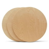 Wood Circles 20 inch 1/2 inch Thick, Unfinished Birch Plaques, Pack of ...
