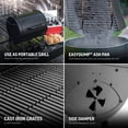 Char-Griller® Portable Pro™ Portable Charcoal Grill and Side Fire Box ...
