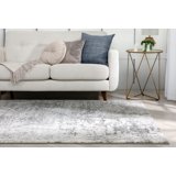 Well Woven Motril Grey & Ivory Gradient Abstract Geometric Pattern Area ...