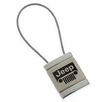 Jeep Grille Chrome Cable Key Chain - Walmart.com