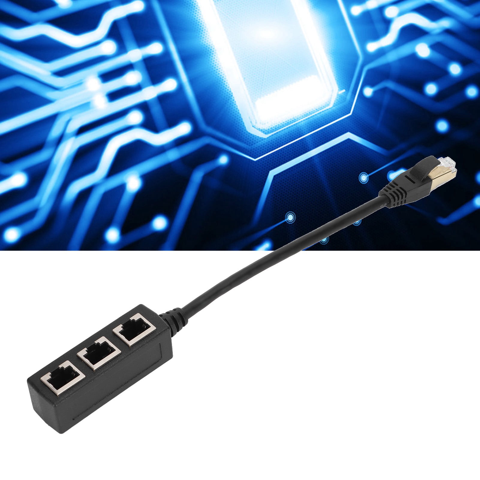 Ethernet RJ45 Ethernet Adapter Cable Extension 1 To 3 Port Excellent ...