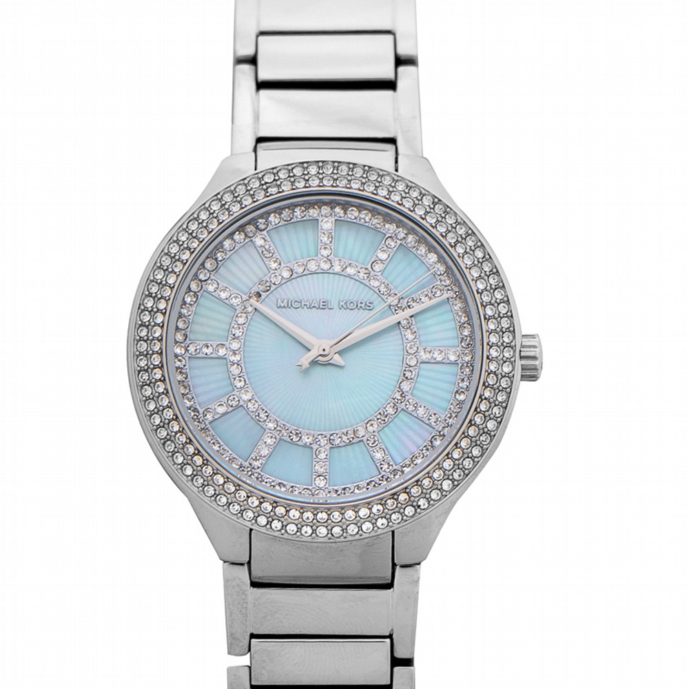 Michael Kors Women's Slim Runway MK3265 Blue Stainless-Steel Quartz ...