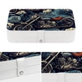 Motorcycle Portable PU Leather Earring Holder with Removable ...