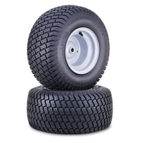 WANDA Lawn Mower Tractor Tire Wheel Assembly 13X6.50-6 4-Ply P508 with ...