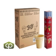 JOY Twin Scoop Ice Cream Cake Cones, 180/Case – Double the Delight with ...