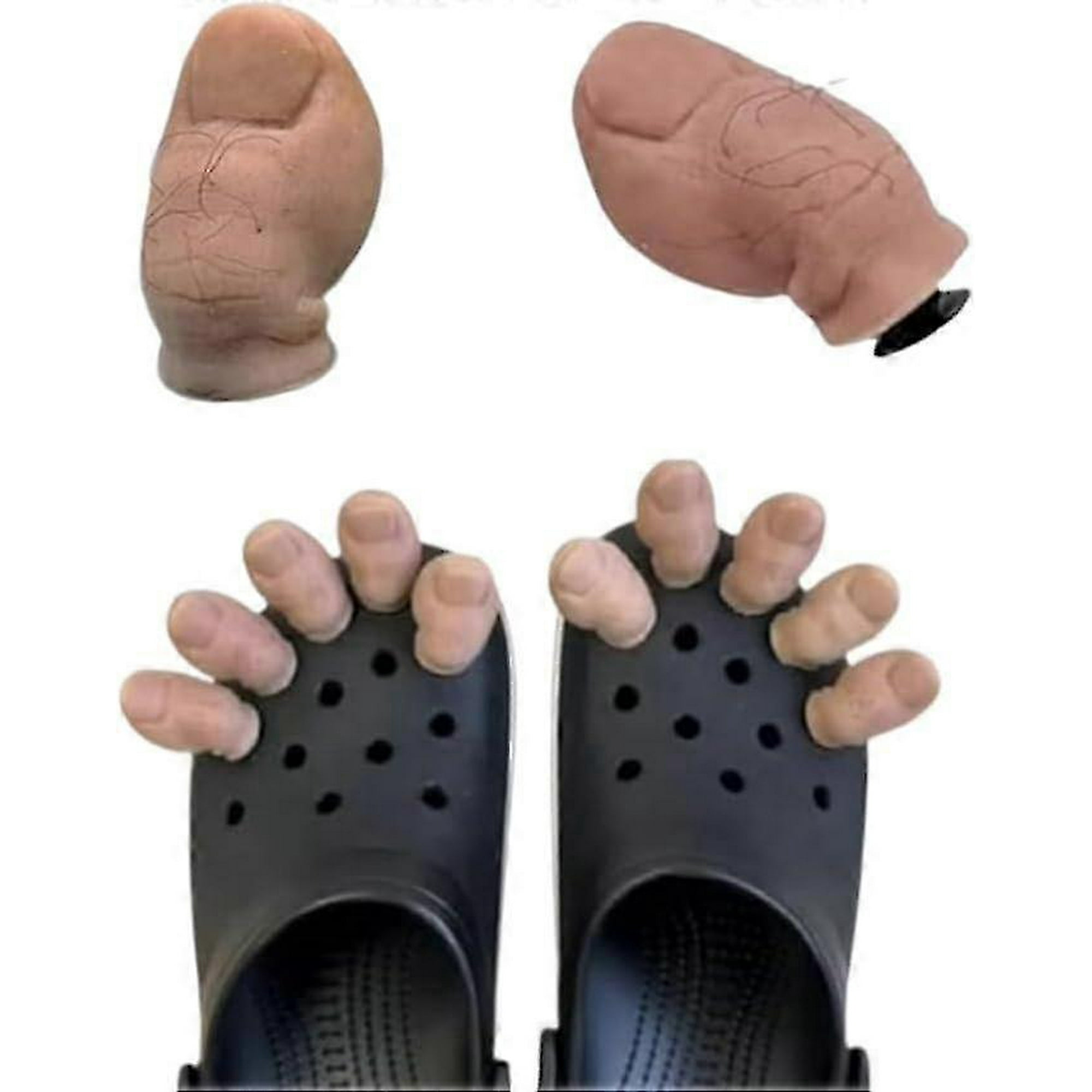 Click here for Mfuyhdbfxghdu Billys Big Toe Crocs Charm With Hair... prices