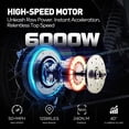 COSWHEEL R19 6000W Electric Dirt Bike for Adults, 72V/40Ah, 50 MPH, 19 ...