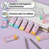 Mr. Pen- Erasers, 10 Pack, Pencil Eraser, Bright Colors, Erasers for ...