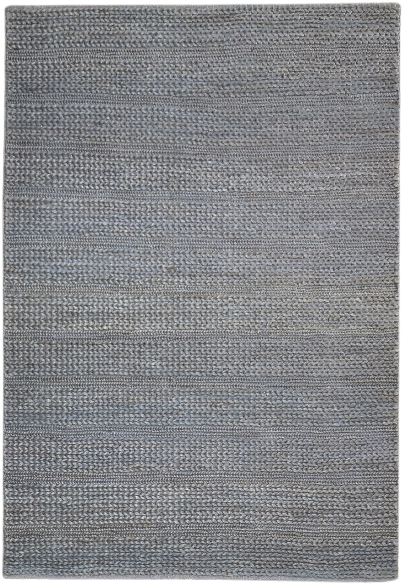 Charcoal Jute Rug 4' X 6' Modern Hand Woven Scandinavian Solid Room ...