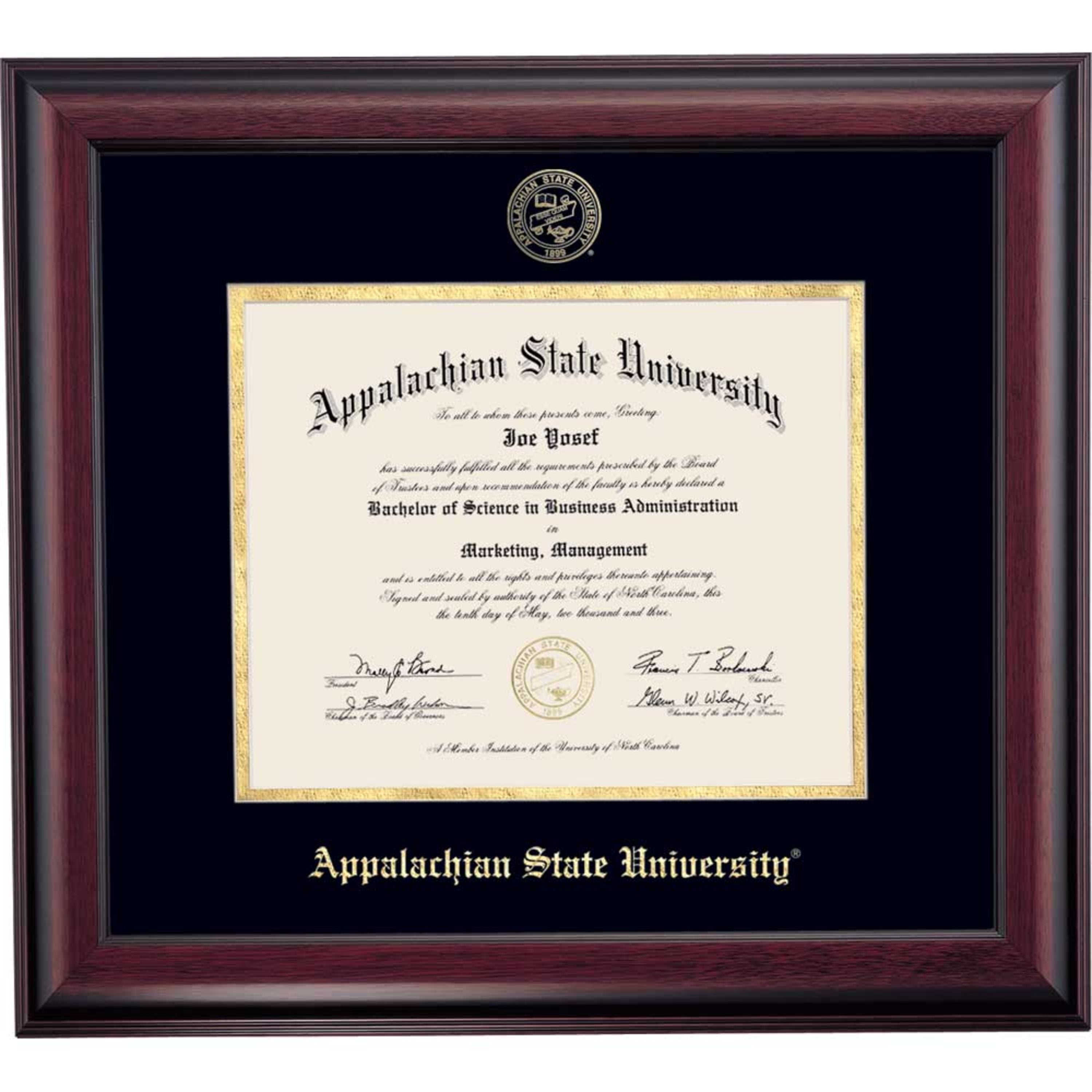 OCM Diploma Frame for Appalachian State University, 16 OCM Diploma Frame for Appalachian State University, 16