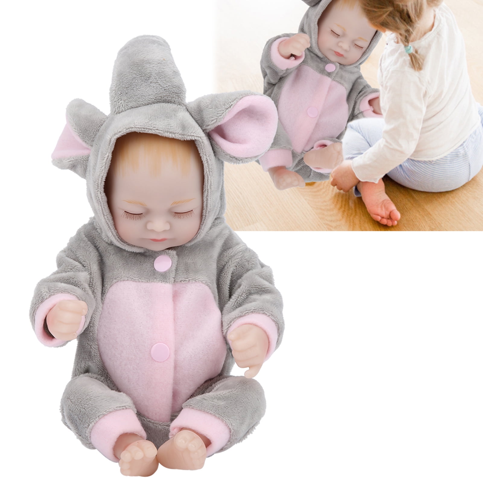Click here for Domqga Newborn Sleeping Baby Doll soft Silicone Sl... prices