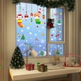 200+ Christmas Window Clings Stickers, 9 Sheets Snowflake Static Xmas ...