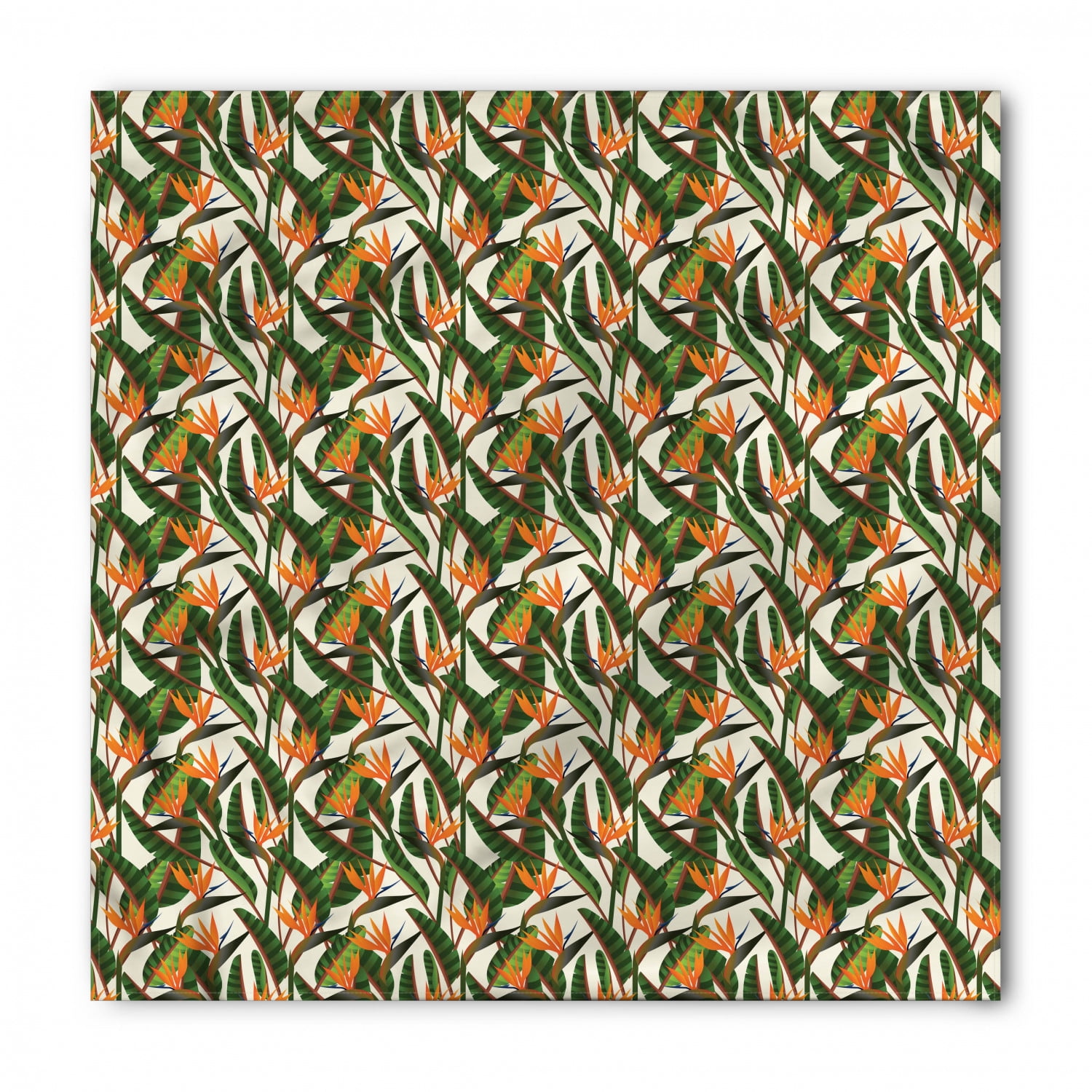 Botanical Bandana, Exotic Summer Jungle, Unisex Head and Neck Tie, by ...