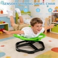 Spinning Chair for Autistic Kids, Sensory Swivel Chair with Light and ...
