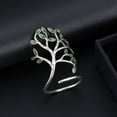 Tree of Life Wrap Ring for Women Leaf Branch Sterling Silver Ginger ...