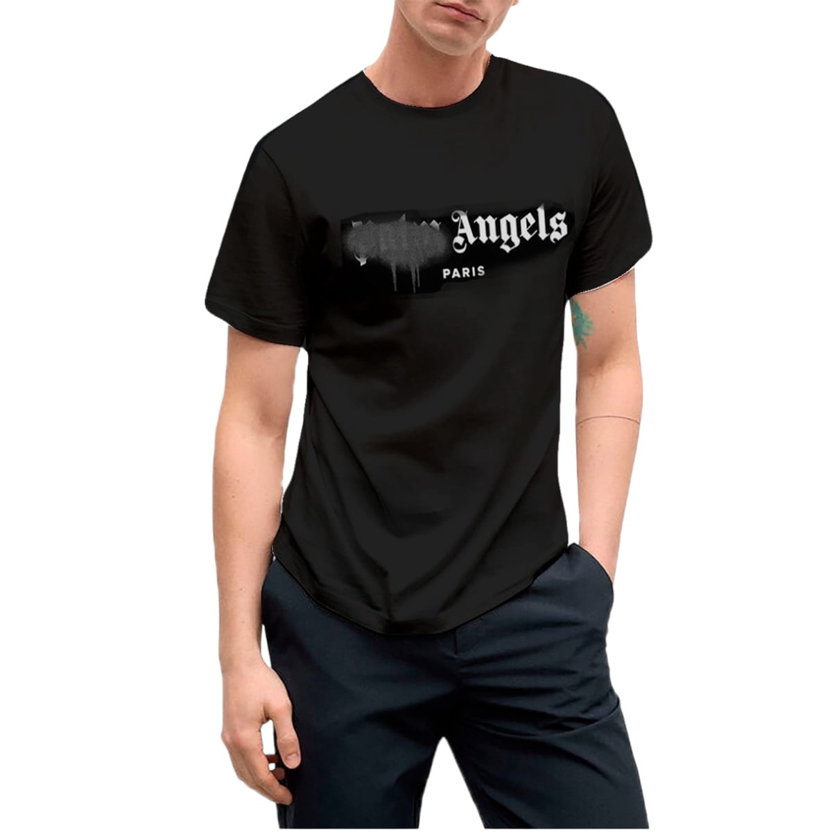 Playera para Caballero Palm Angels Classic Sprayed Paris | Walmart en línea