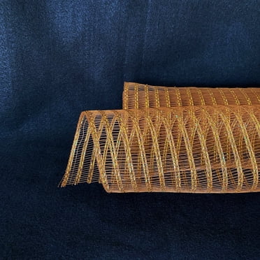 BBCrafts Citrus - Poly Deco Mesh Wrap with Laser Mono Stripe - ( 21 ...