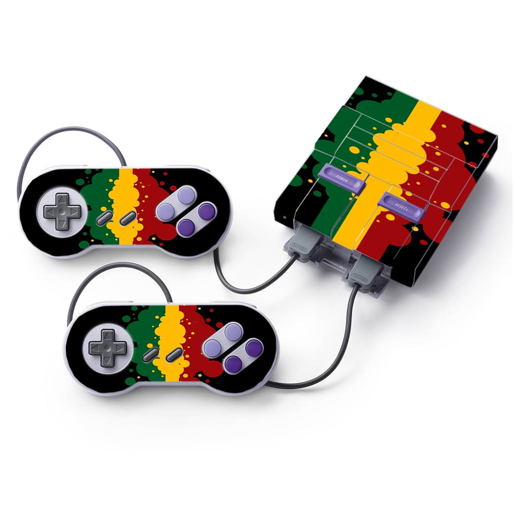 Skin Decal Wrap Compatible With Nintendo Super NES Classic Sticker ...