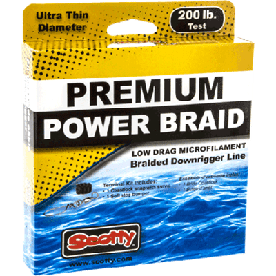 Scotty 200 lb Power Braid Downrigger Line - Walmart.com