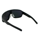 Square Shield Sunglasses Oversize Semi-Rimless Goggle Style Black ...