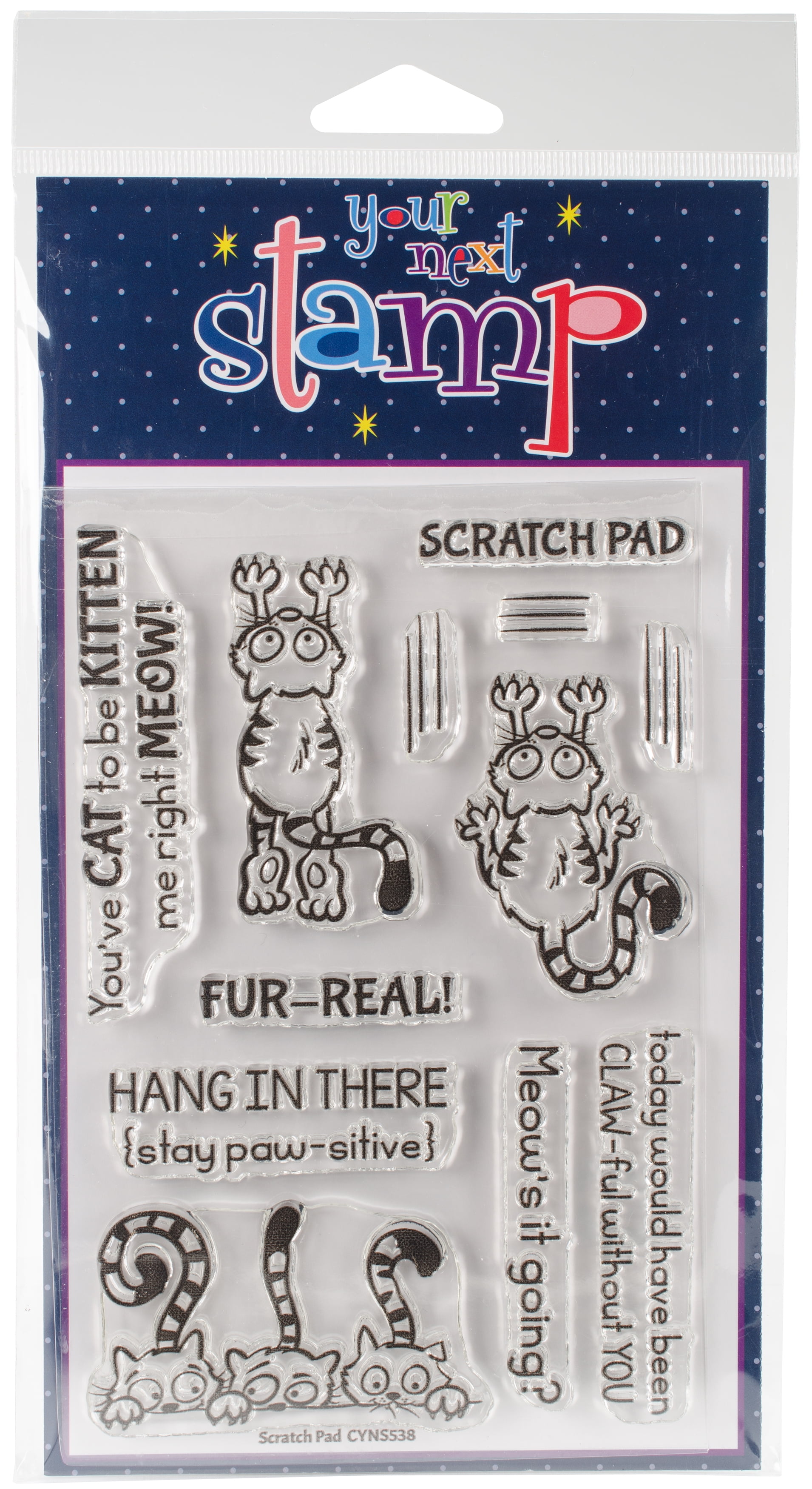 Your Next Stamp Clear Stamps 4"X6"-Scratch Pad | Walmart Canada