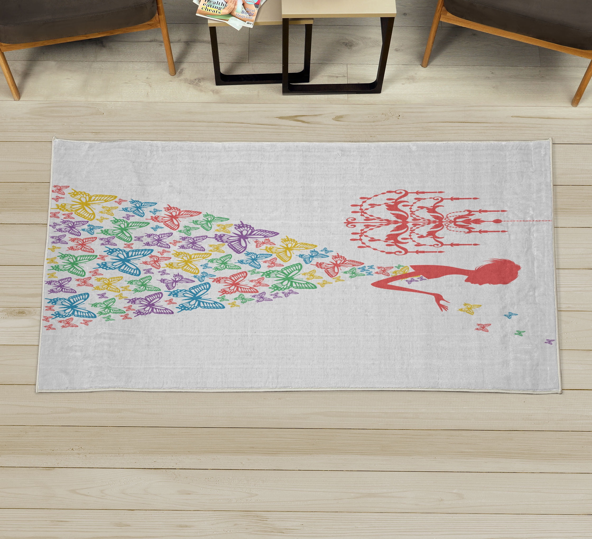 Vintage Decorative Rug, Love Country Wedding Themed Romantic ...