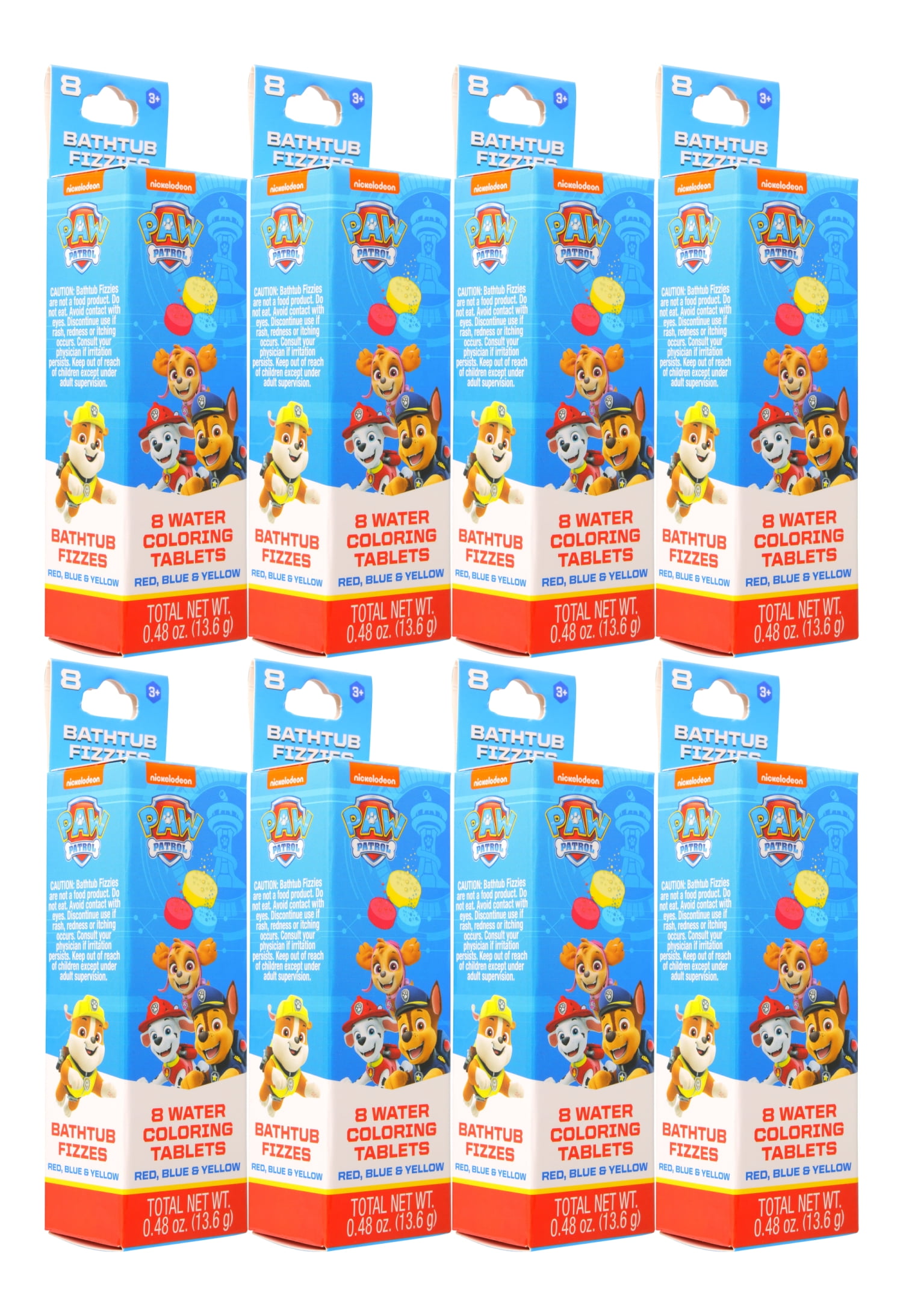 Nickelodeon Paw Patrol Bathtub Water Coloring Tablets 64 Count ...