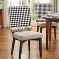 Chair Covers Set of 4 Barn Star Farmhouse Chair Slipcover Protector ...