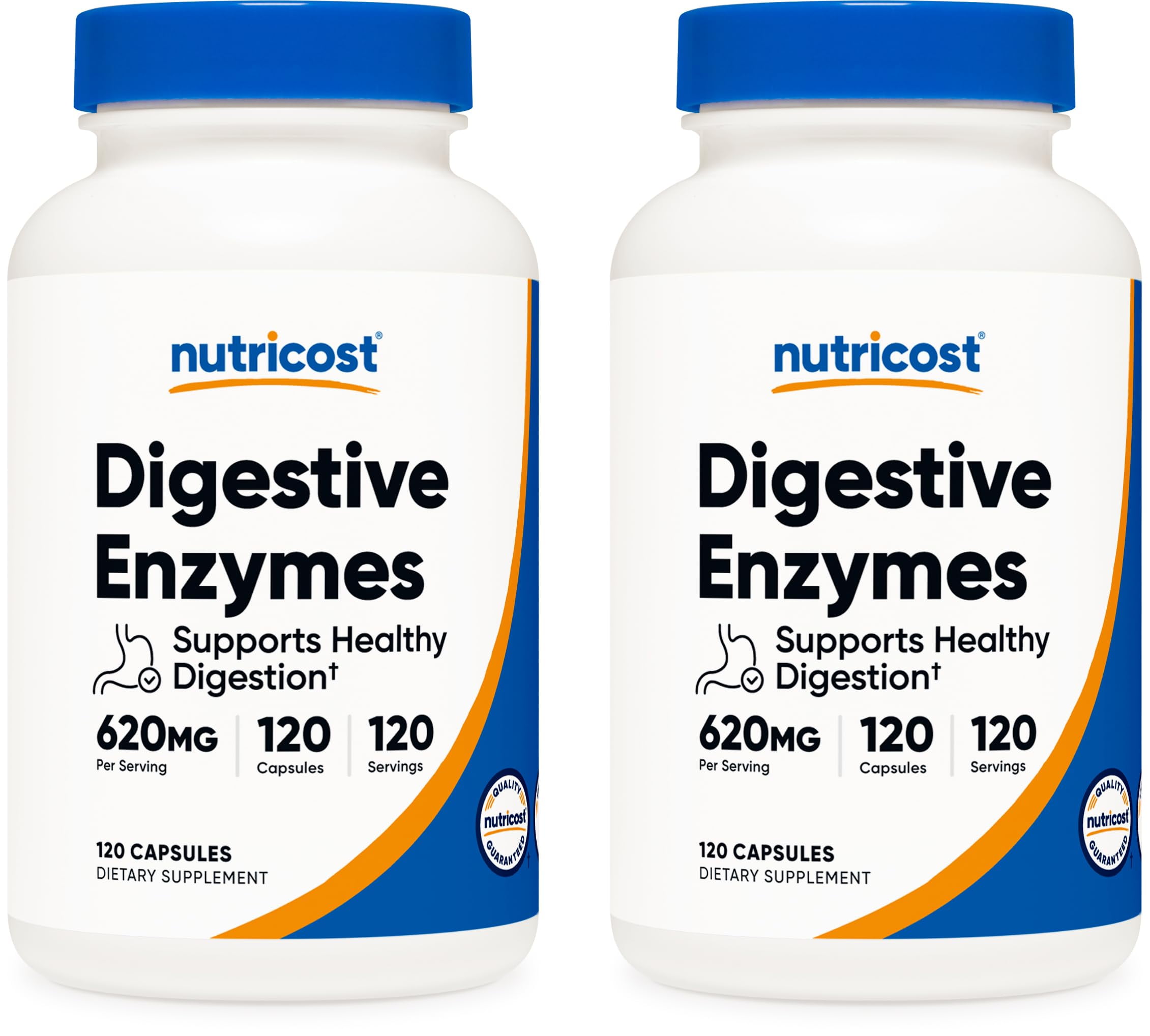 Suplemento de enzimas digestivas Nutricost 620 mg 120 cápsulas x2 | Walmart en línea