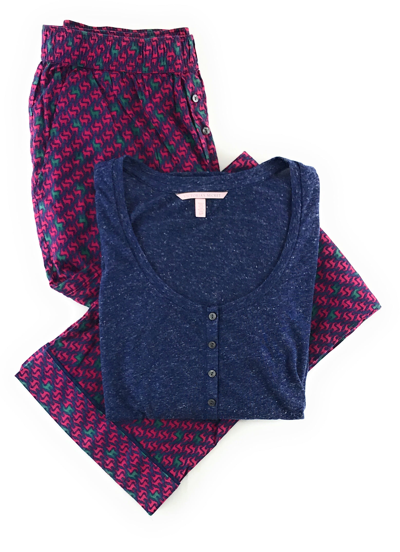 Victoria's Secret The Dreamer Henley Pajama Set - Walmart.com