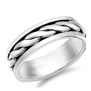 925 Sterling Silver Five Elements Ring Size 8 - Walmart.com