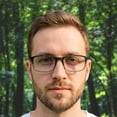 Bio Eyes Men's Arwen Rectangular Prescription Eyeglasses with Case ...