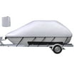 KFFKFF Boat Cover 600D Waterproof 14-16 ft Boat Cover V-Hull Tri-Hull ...