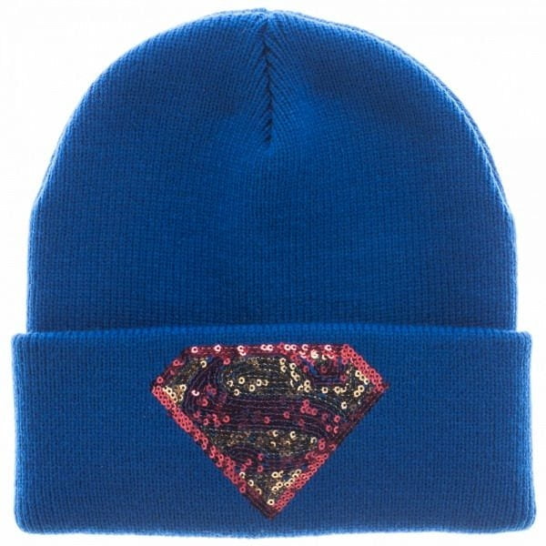 DC Comics Supergirl Logo Cuff Beanie - Walmart.com