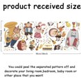 1 Set PVC Wall Stickers Wall Decoration Animal Pattern 390x980mm 2pcs ...