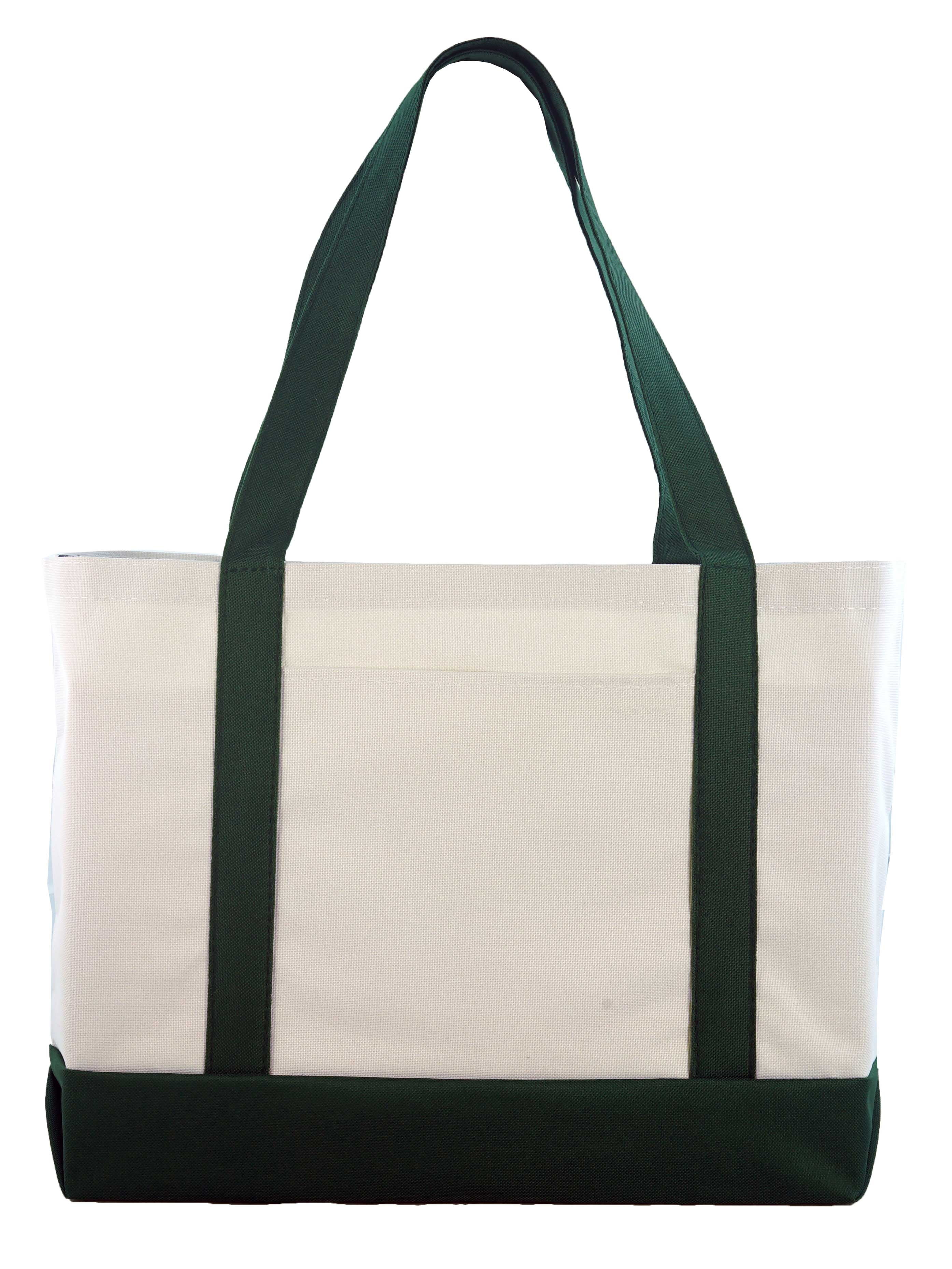 Daily Tote with Shoulder Length Handle and Outside Pocket - Walmart.com