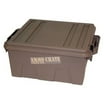 MTM Large Ammunition Plastic Carry Case - Ammo Crate Utility Box, Dark ...