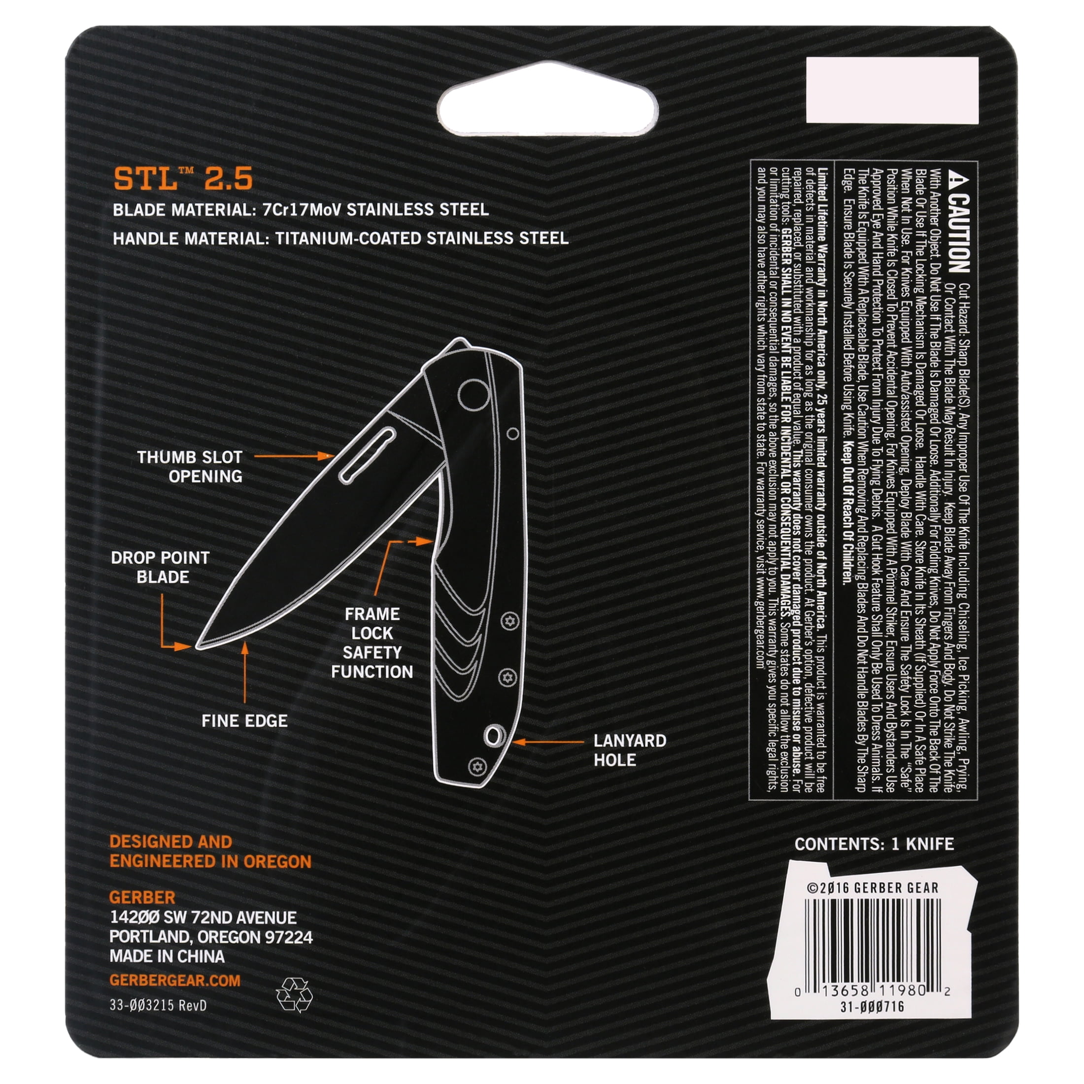 Buy Gerber Gear STL 2.5 Pocket Knife Online at Lowest Price in Ubuy ...