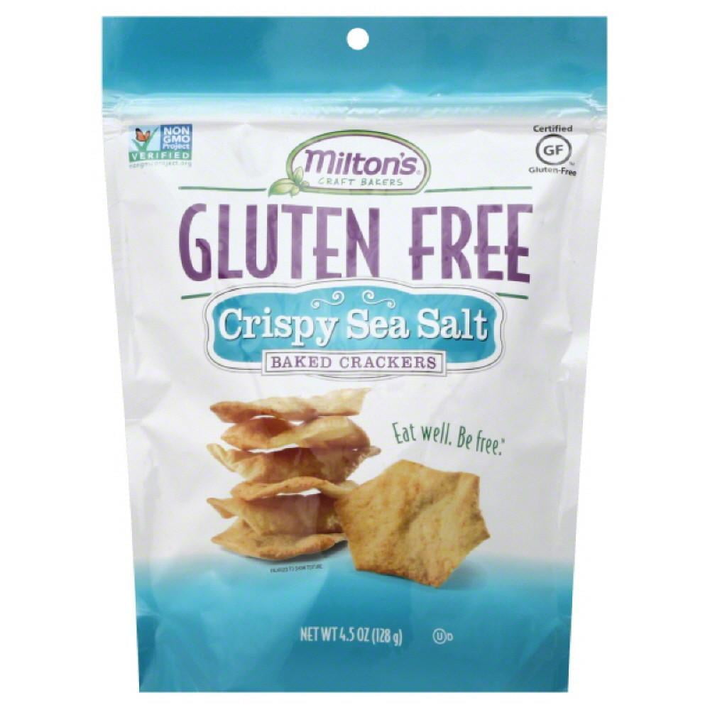 MiltonÃ¢â‚¬â„¢s gluten free crispy sea salt baked crackers, 4.5 oz ...