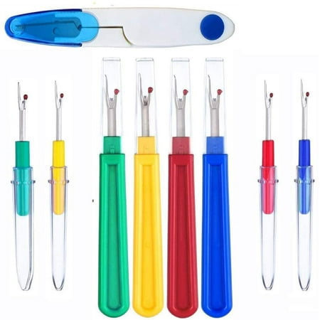 Seam Rippers and Sewing Thread Remover Kit Tools Assorted Color 9pc for ...
