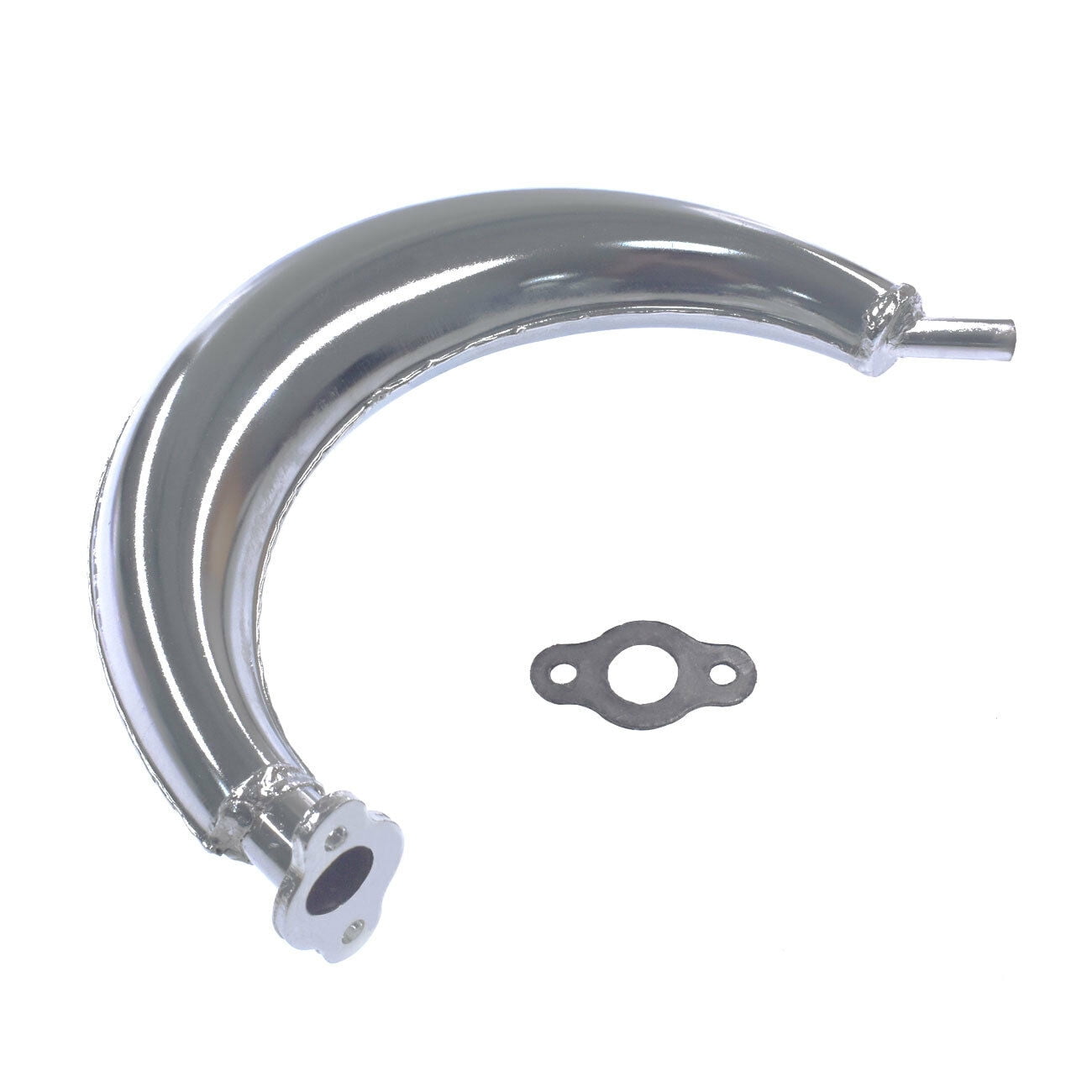Curving Muffler Exhaust Fit 80cc 66cc 49cc Motorized Bicycle Engine ...