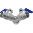 beduan 304 Stainless Steel Hose Splitter 2 Way Y Garden Bib with Long ...