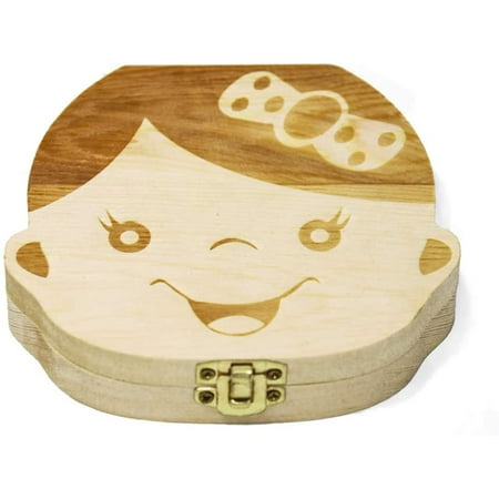 Baby Tooth Box,Cute Children Tooth Container Personality Baby Teeth Box ...