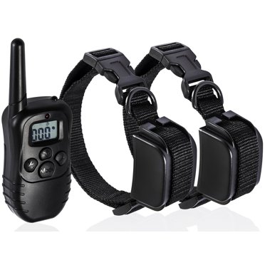 Petrainer PET998DBB2 100% Waterproof Dog Shock Collar with Remote Dog Training Collar with Beep ...