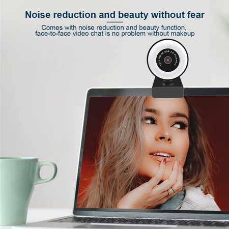 Web Camera USB LED Computer Camera Adjustable USB Web Camera; White ...